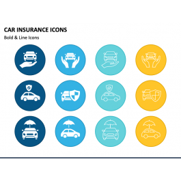 Car Insurance Icons for PowerPoint and Google Slides - PPT Slides