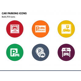 Car Parking Icons for PowerPoint and Google Slides - PPT Slides