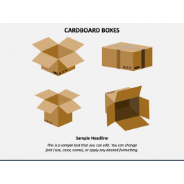 Cardboard Boxes Graphics for PowerPoint and Google Slides - PPT Slides