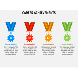 Career Achievements PowerPoint and Google Slides Template - PPT Slides
