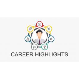 Career Highlights PowerPoint and Google Slides Template - PPT Slides
