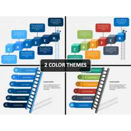 Career Ladder PowerPoint and Google Slides Template - PPT Slides