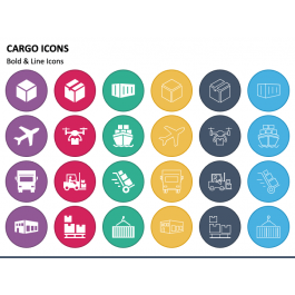 Cargo Icons for PowerPoint and Google Slides - PPT Slides
