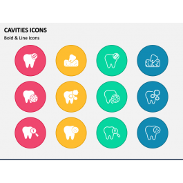 Cavities Icons for PowerPoint and Google Slides - PPT Slides