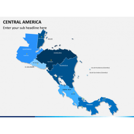 Central America Map for PowerPoint and Google Slides - PPT Slides
