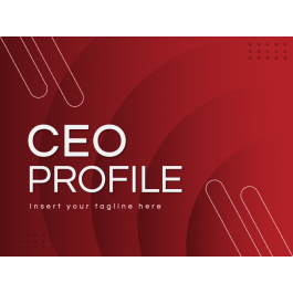CEO Profile PowerPoint and Google Slides Template - PPT Slides