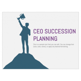 CEO Succession Planning PowerPoint and Google Slides Template - PPT Slides