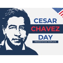 Free - Cesar Chavez Day Presentation for PowerPoint and Google Slides