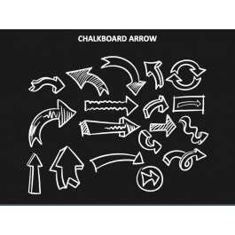 chalkboard arrows