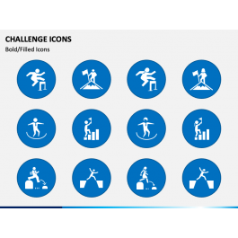 Challenge Icons for PowerPoint and Google Slides - PPT Slides