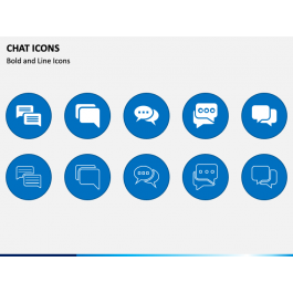 Chat Icons for PowerPoint and Google Slides - PPT Slides