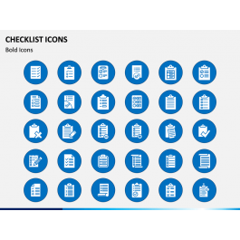 Checklist Icons for PowerPoint and Google Slides - PPT Slides
