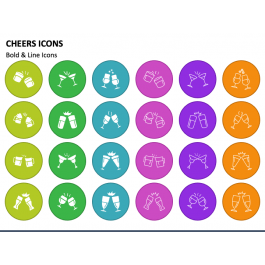 Cheers Icons for PowerPoint and Google Slides - PPT Slides