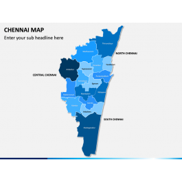 Chennai Map for PowerPoint and Google Slides - PPT Slides