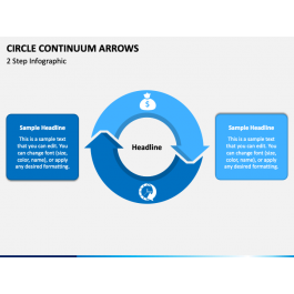 Circle Continuum Arrows for PowerPoint and Google Slides - PPT Slides