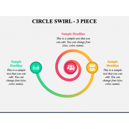 Circle Swirl - 3 Piece for PowerPoint and Google Slides - PPT Slides