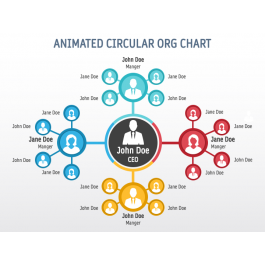 Animated Circular Org Chart for PowerPoint and Google Slides - PPT Slides