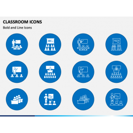 Classroom Icons for PowerPoint and Google Slides - PPT Slides