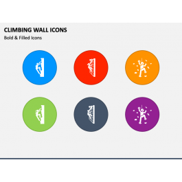 Climbing Wall Icons for PowerPoint and Google Slides - PPT Slides