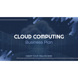Cloud Computing Business Plan PowerPoint and Google Slides Template - PPT Slides