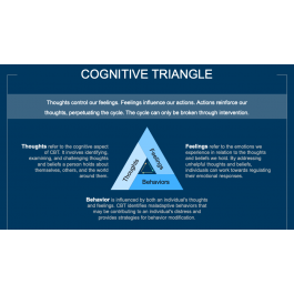 Cognitive Triangle PowerPoint and Google Slides Template - PPT Slides