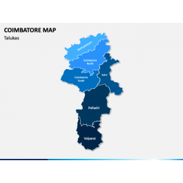 Coimbatore Map for PowerPoint and Google Slides - PPT Slides