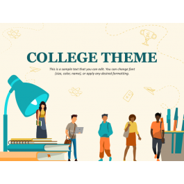 Free - College Presentation Theme for PowerPoint and Google Slides