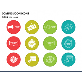 Coming Soon Icons for PowerPoint and Google Slides - PPT Slides