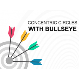 Concentric Circles with Bullseye PowerPoint Template and Google Slides ...
