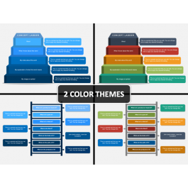 Concept Ladder PowerPoint and Google Slides Template - PPT Slides
