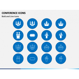 Conference Icons for PowerPoint and Google Slides - PPT Slides
