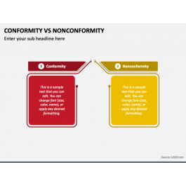 Conformity Vs Nonconformity PowerPoint and Google Slides Template - PPT ...