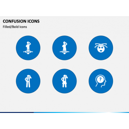 Confusion Icons for PowerPoint and Google Slides - PPT Slides