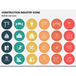 Construction Industry Icons for PowerPoint and Google Slides - PPT Slides
