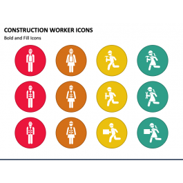Construction Worker Icons for PowerPoint and Google Slides - PPT Slides