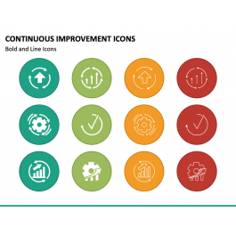 Continuous Improvement Icons for PowerPoint and Google Slides - PPT Slides