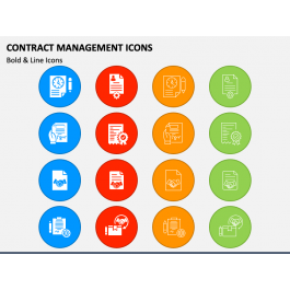 Contract Management Icons for PowerPoint and Google Slides - PPT Slides