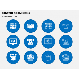 Control Room Icons for PowerPoint and Google Slides - PPT Slides