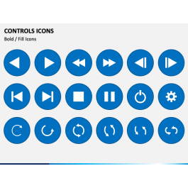Controls Icons for PowerPoint and Google Slides - PPT Slides