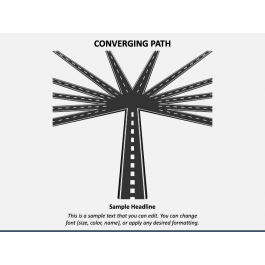 Converging Path for PowerPoint and Google Slides - PPT Slides