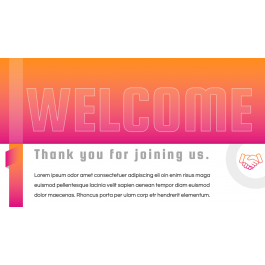 Cool Welcome Slides for PowerPoint and Google Slides - PPT Slides