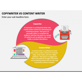 Copywriter Vs Content Writer PowerPoint and Google Slides Template ...