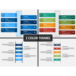 Corporate Ladder PowerPoint and Google Slides Template - PPT Slides