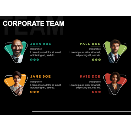 Corporate Team PowerPoint Template and Google Slides Theme - PPT Slides