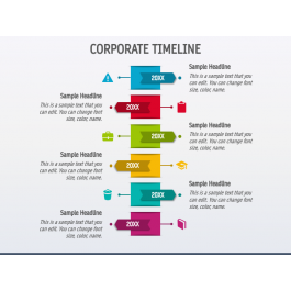 Corporate Timeline PowerPoint and Google Slides Template - PPT Slides