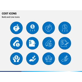 Cost Icons for PowerPoint and Google Slides - PPT Slides