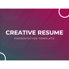 Free - Creative Resume PowerPoint Template and Google Slides Theme
