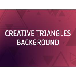 Free - Creative Triangles Background for PowerPoint and Google Slides
