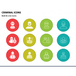 Criminal Icons for PowerPoint and Google Slides - PPT Slides