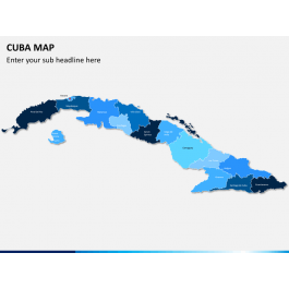 Cuba Map for PowerPoint and Google Slides - PPT Slides